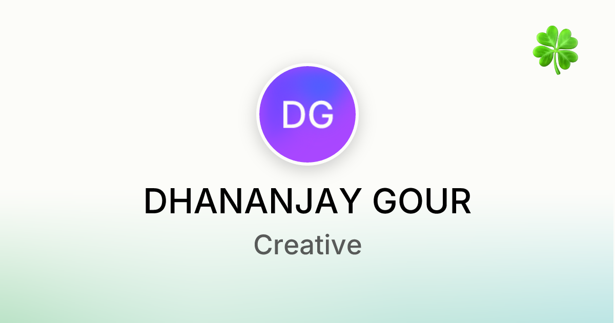 DHANANJAY GOUR | Happenstance