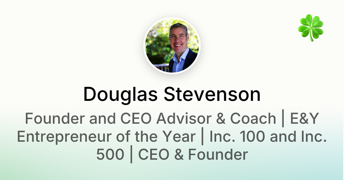 Douglas Stevenson