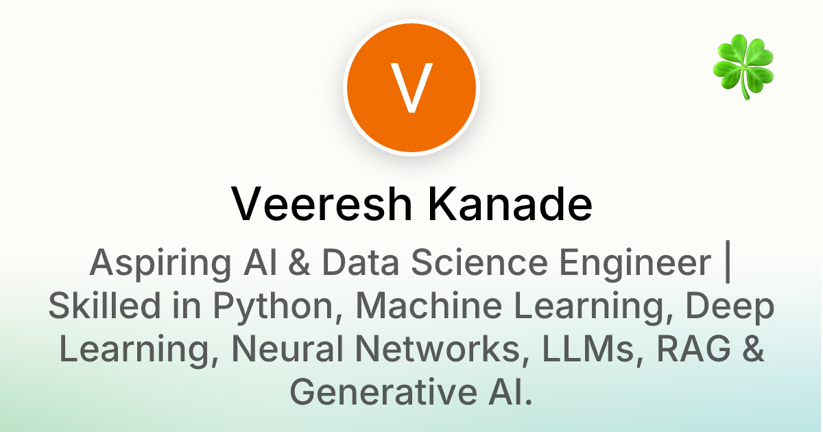 Veeresh Kanade | Happenstance